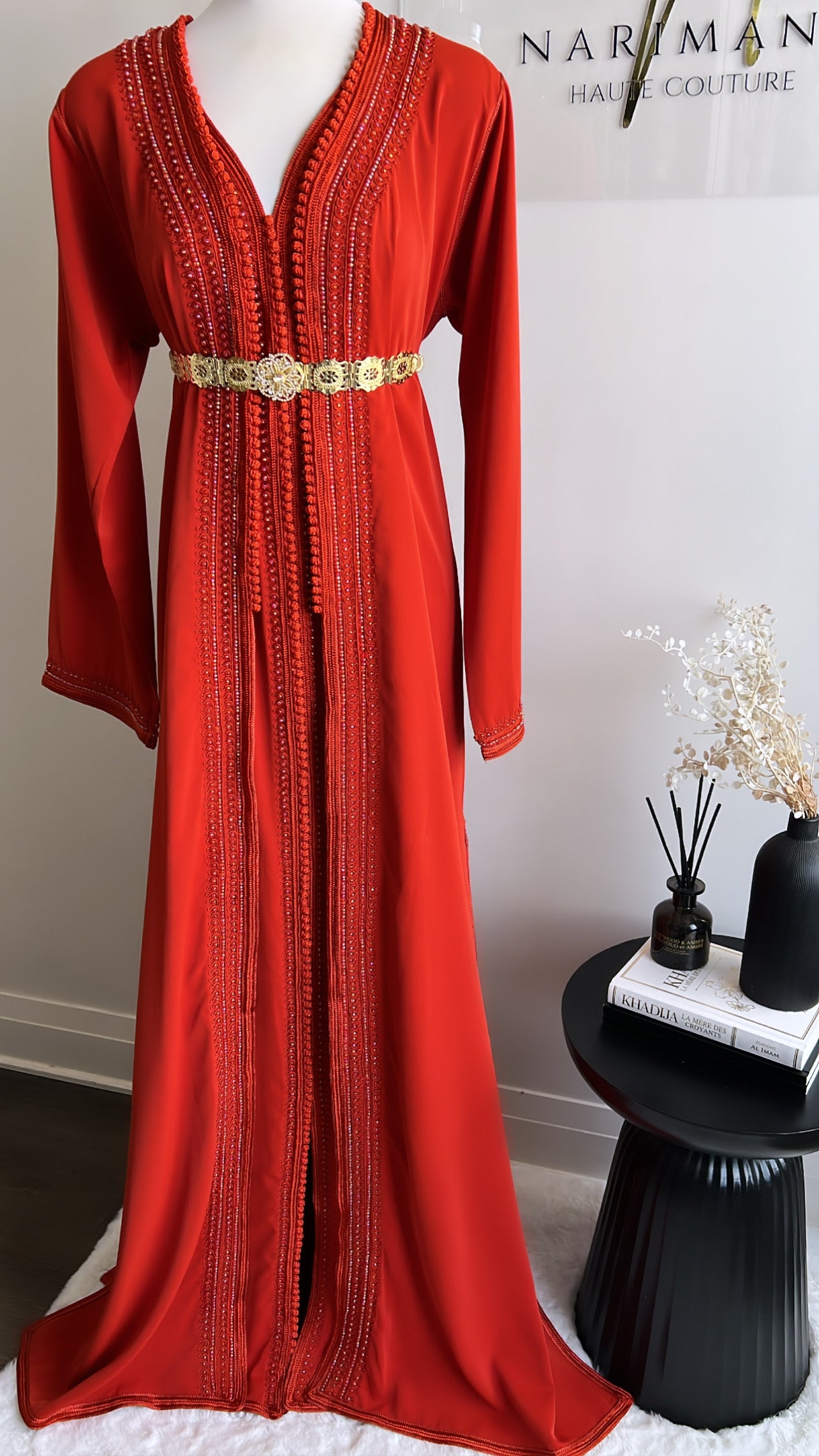 TAKCHITA PERLA ORANGE BRULÉ – Narimane Haute Couture