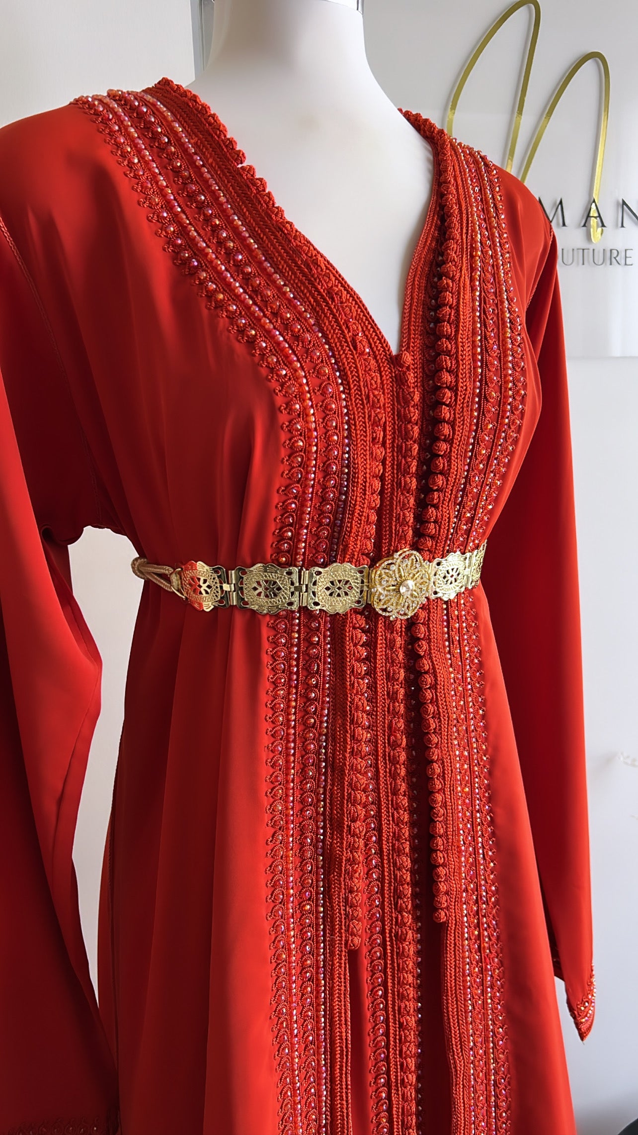 TAKCHITA PERLA ORANGE BRULÉ – Narimane Haute Couture